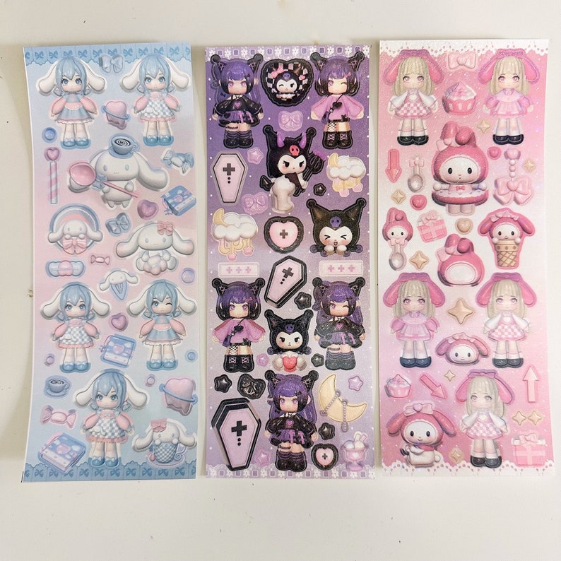 Kpop Polco Deco Stickers costume Girl Sticker - Etsy Canada