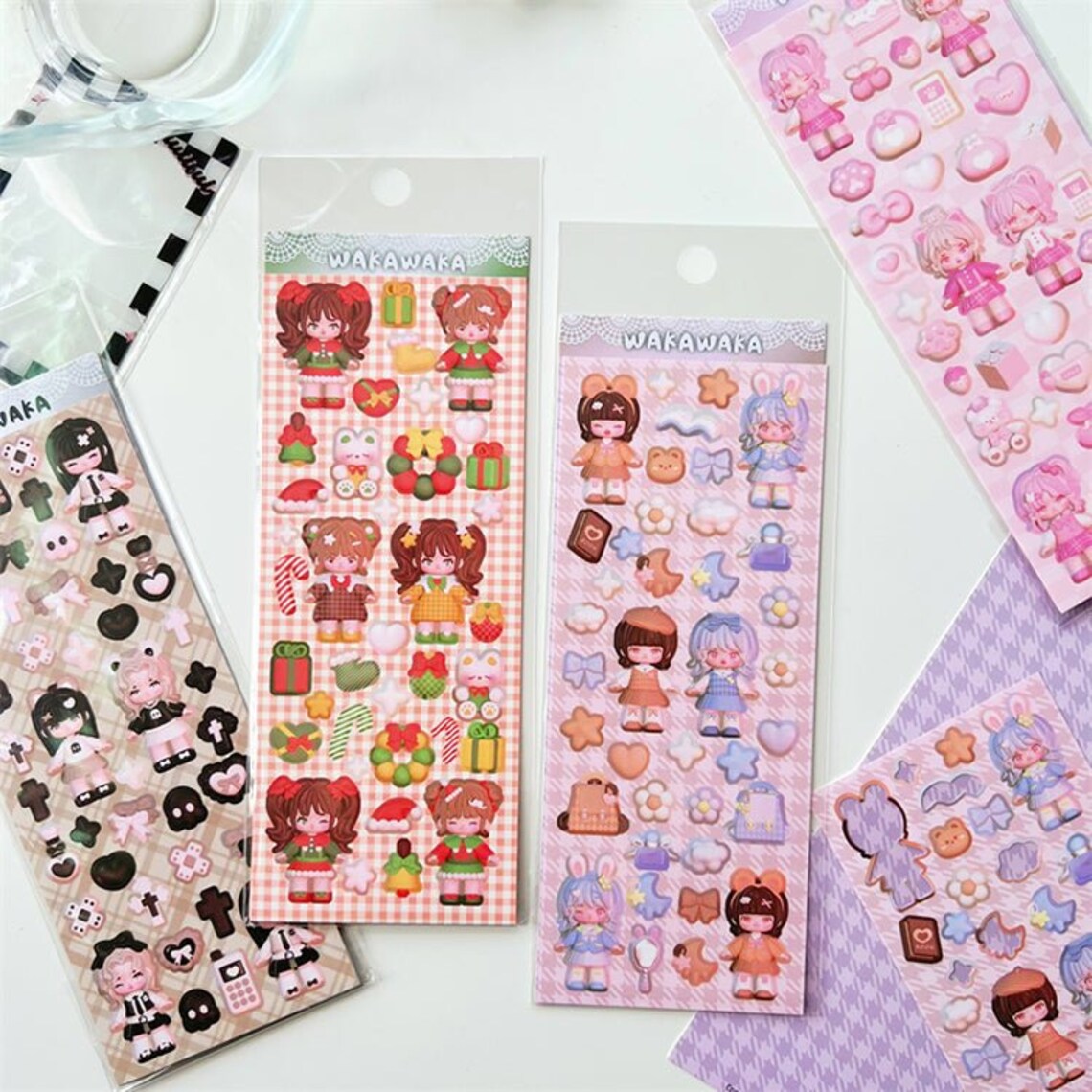 Kpop Polco Deco Stickers "waka Girl" Sticker - 1 PC | Kawaii Cute Kpop ...