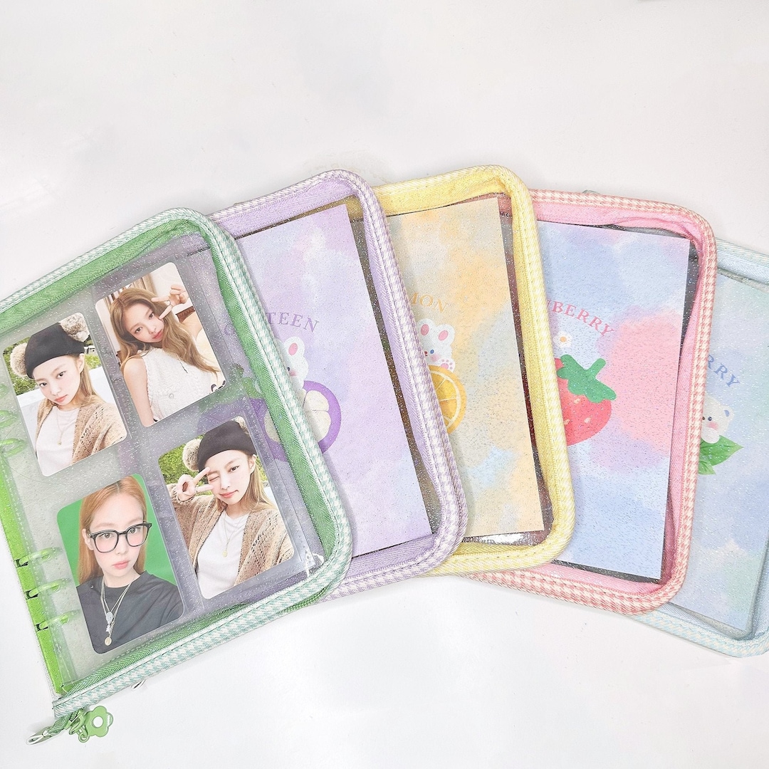 A5 Zipper Photocard Binder Album Kpop Collecting Collection Pvc Free ...