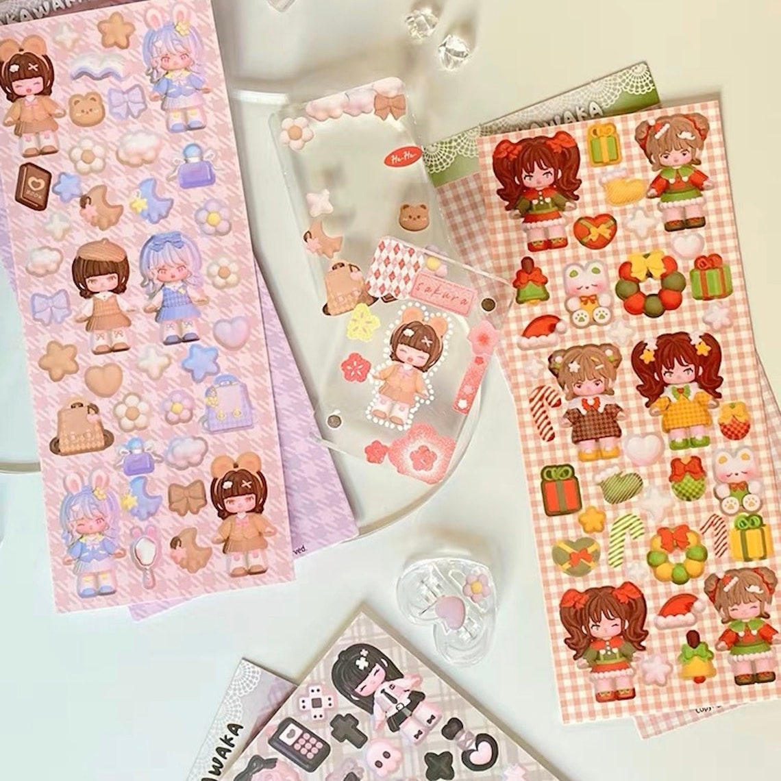 Kpop Polco Deco Stickers "waka Girl" Sticker - 1 PC | Kawaii Cute Kpop ...