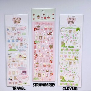 Kpop Polco Deco Stickers mini Bears 1 PC Kawaii Cute Kpop Toploader ...