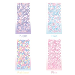 Kpop Polco Deco Stickers "gradation Confetti" - 1 PC | Kawaii Cute Kpop ...