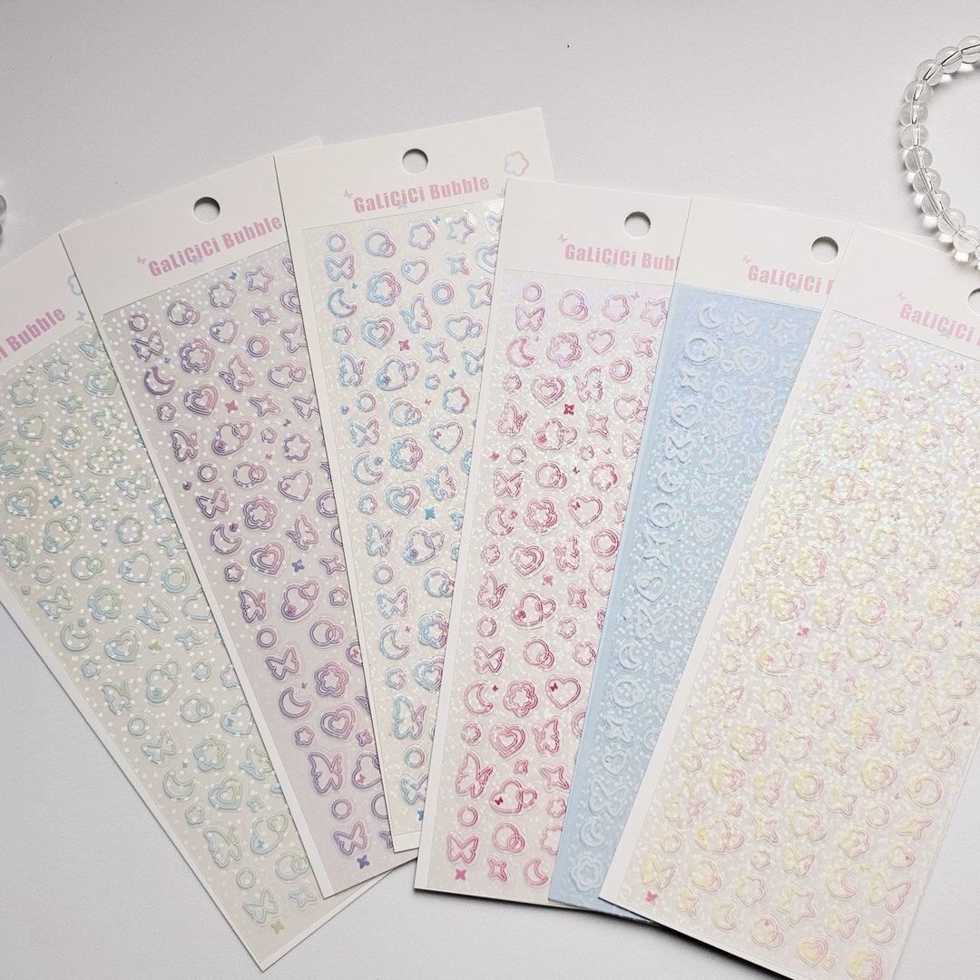 Kpop Polco Deco Stickers "galici Bubble" - 1 PC | Kawaii Cute Kpop ...