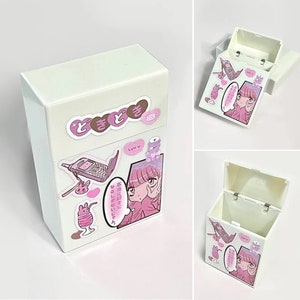 White Kpop Photocard Storage Box - Etsy
