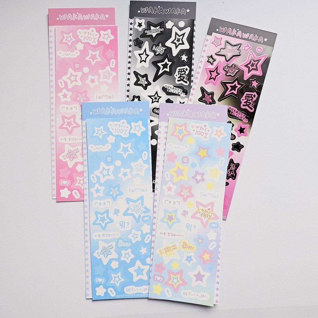 Kpop Polco Deco Stickers superstar 1 PC Kawaii Cute Kpop Toploader ...