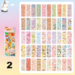50 Pack Kawaii Stickers | Cute Kpop Toploader Decal Deco Polco Korean ...