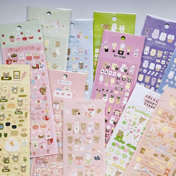 Cute Korean Stickers - Etsy