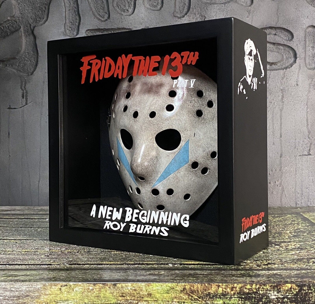 Jason Mask Friday the 13th Part 5 Roy Burns Display Jason - Etsy