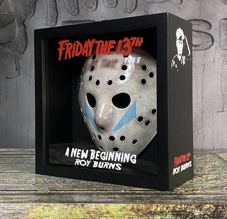 Jason Mask Friday the 13th Part 5 Roy Burns Display Jason - Etsy