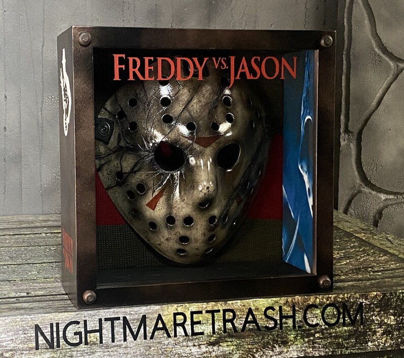 Freddy Vs Jason Mask Display Case Frame Friday the 13th Jason - Etsy ...
