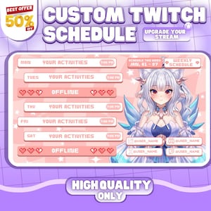 Live Streaming Schedule | Stream Week Schedule | Vtuber Schedule ...