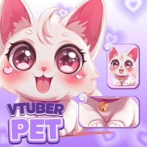 Custom Vtuber Avatar, Vtuber Pet, Pet Vtuber Model, Animal Vtuber ...
