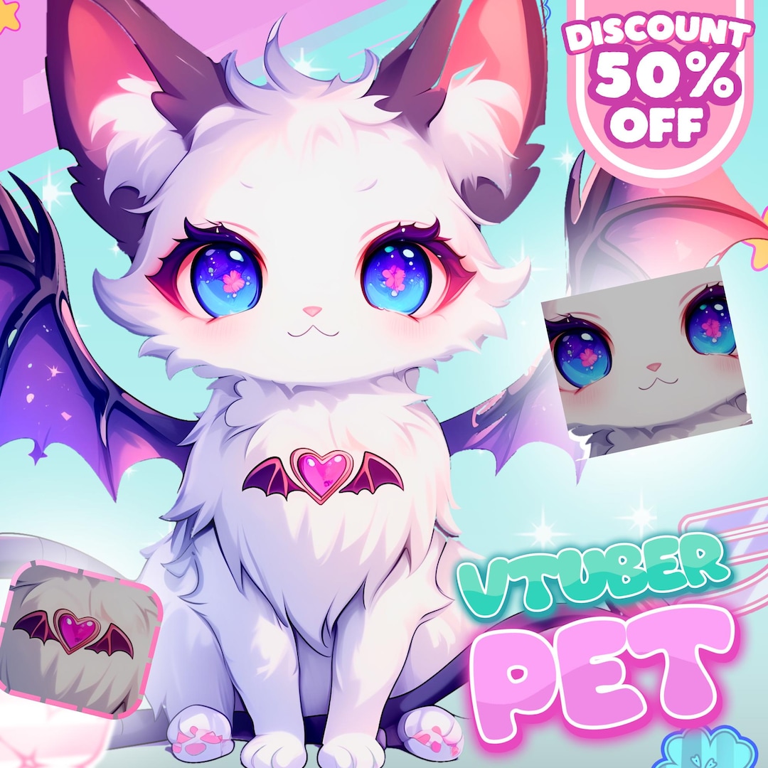 Custom Vtuber Avatar, Vtuber Pet, Pet Vtuber Model, Animal Vtuber ...