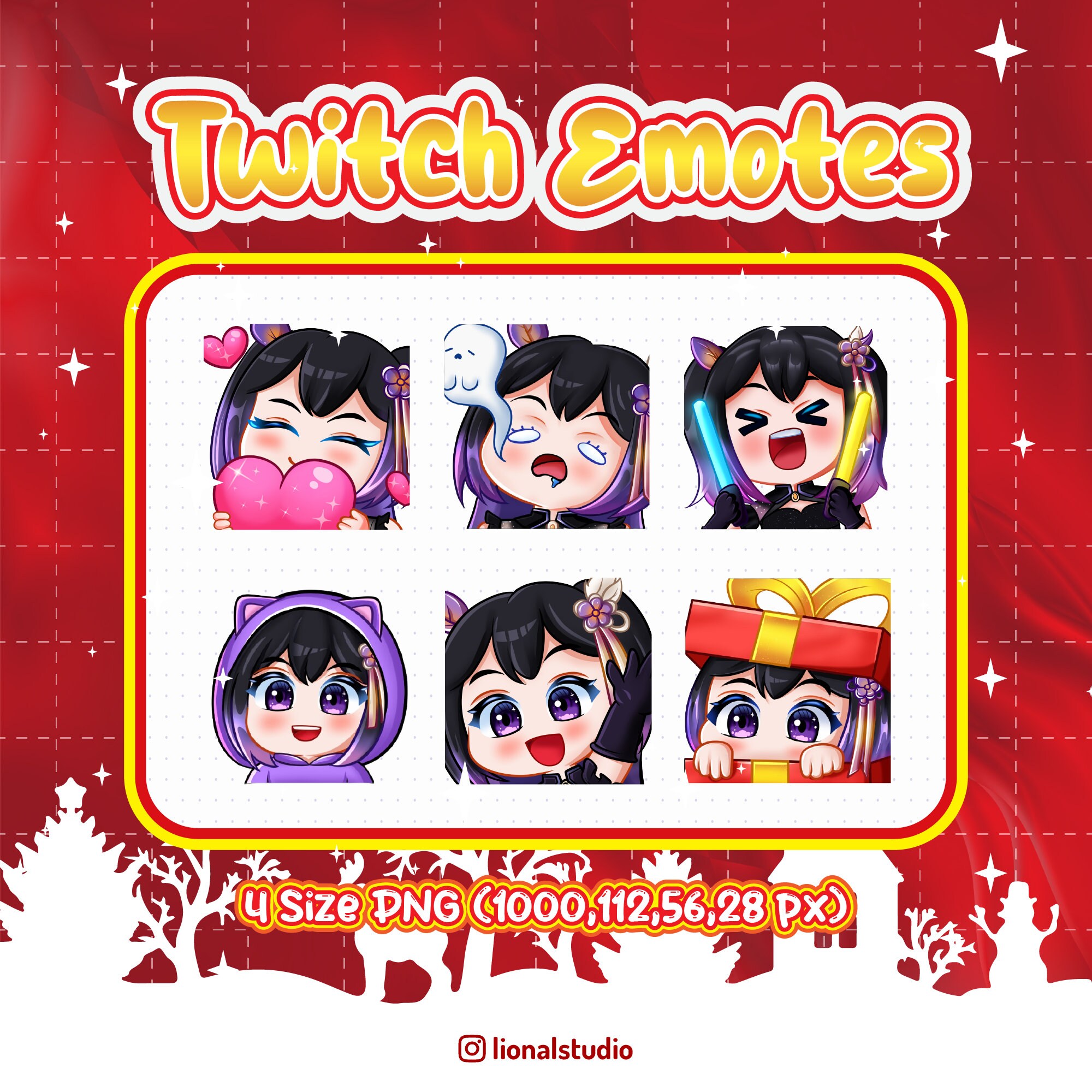 Custom Emotes Chibi Twitch Emotes Pack Vtuber Emotes Emotes - Etsy Portugal