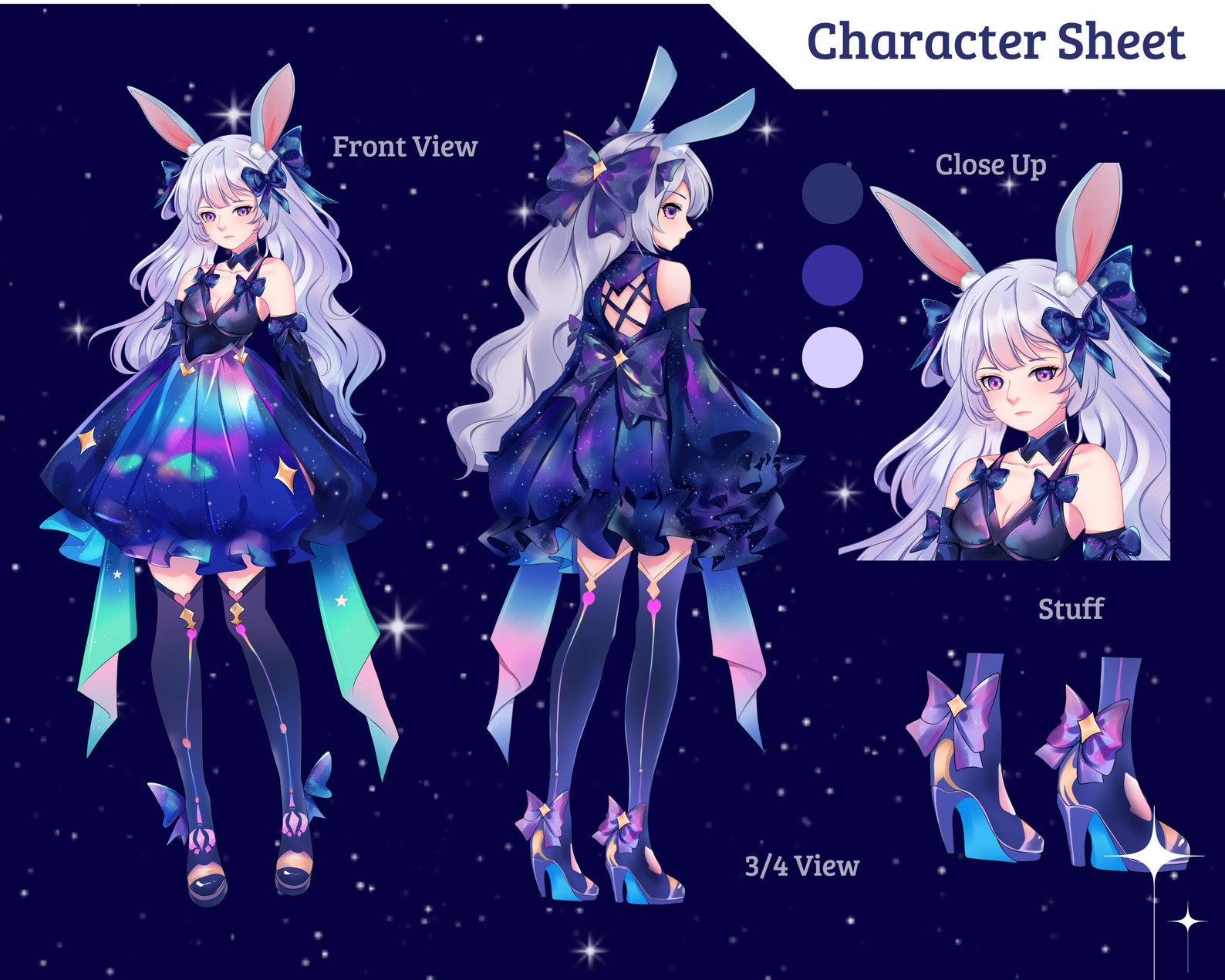 Character Reference Sheet / Vtuber Reference Sheet / Anime Reference ...