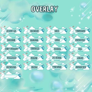 Easter Stream Overlay Twitch, Youtube | Overlay Stream Package, Vtuber ...