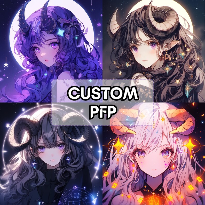 Custom PFP Anime Auftragsarbeit PFP für Discord, YouTube, Twitch Anime ...