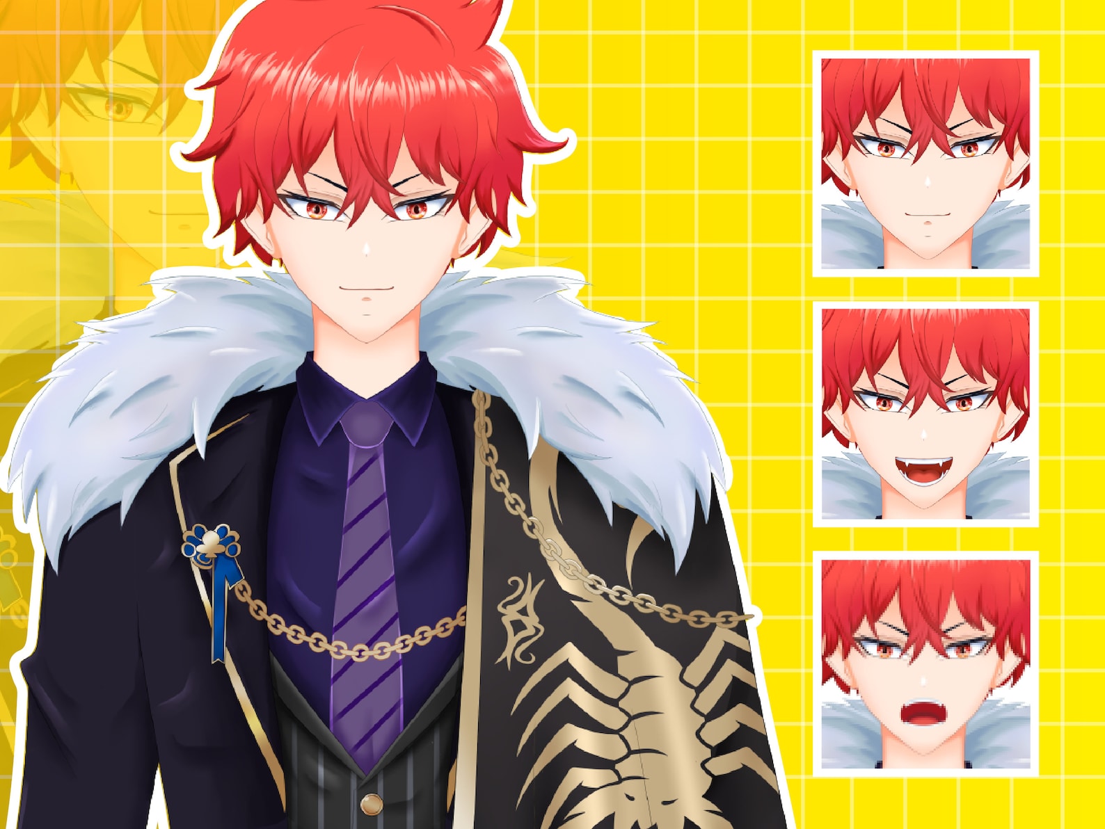 Pngtuber Model Pngtuber Commission Pngtuber Design - Etsy