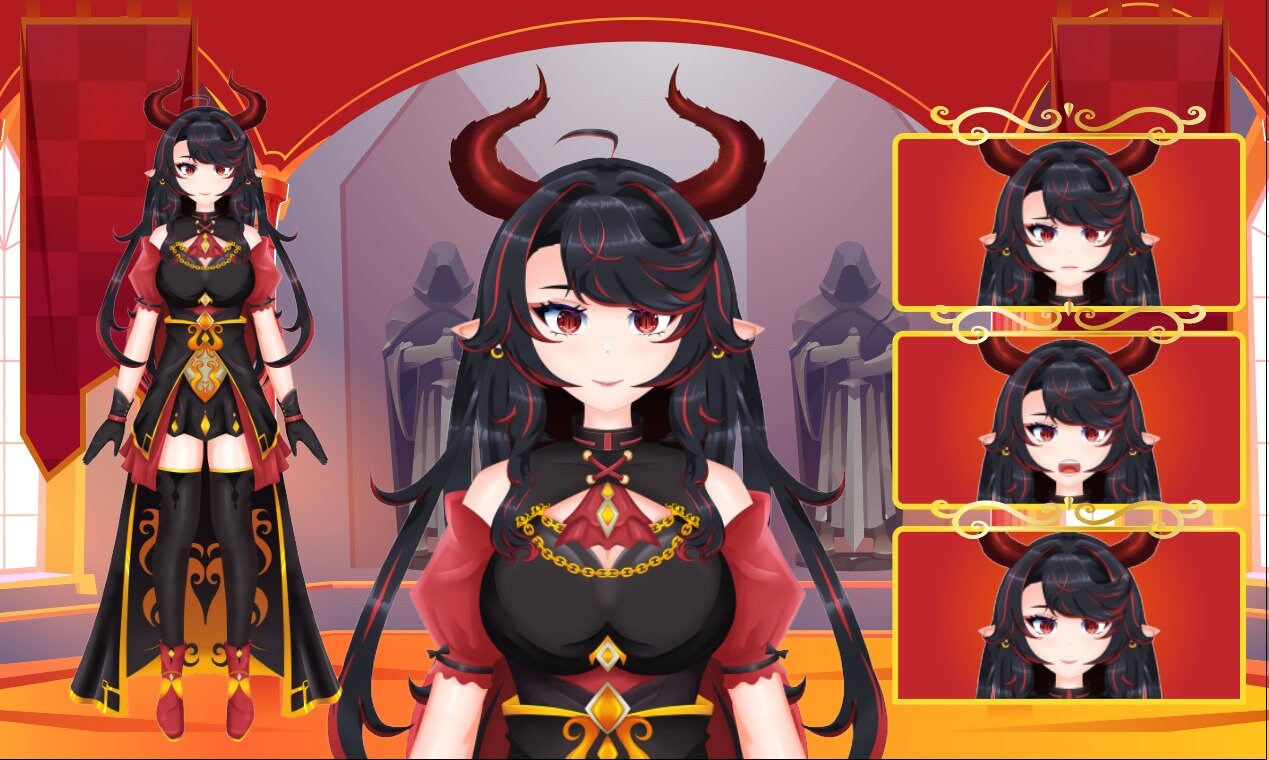 Pngtuber Model Pngtuber Commission Pngtuber Design - Etsy