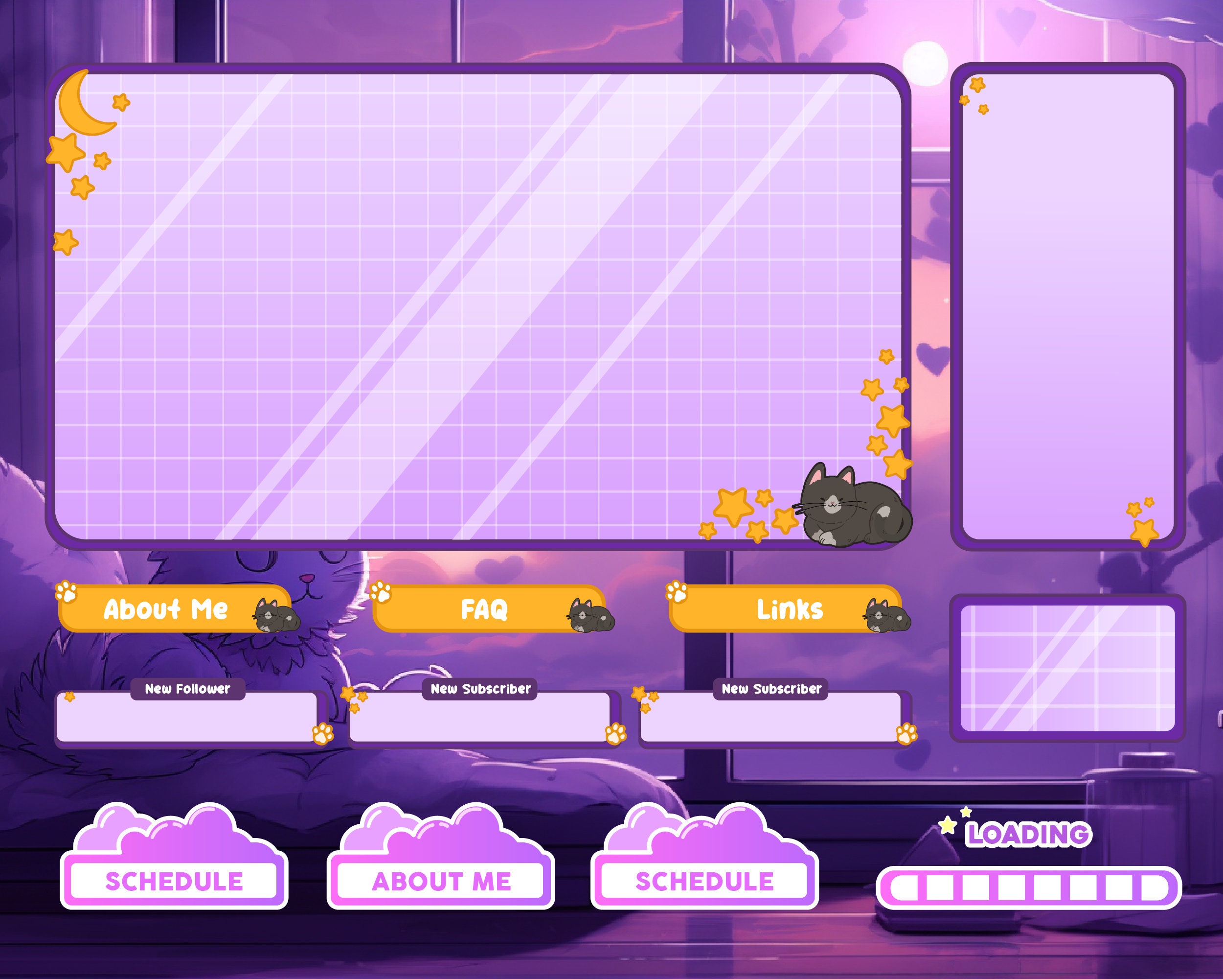 Custom Stream Screen for Your Twitch/youtube or Stream Overlay - Etsy