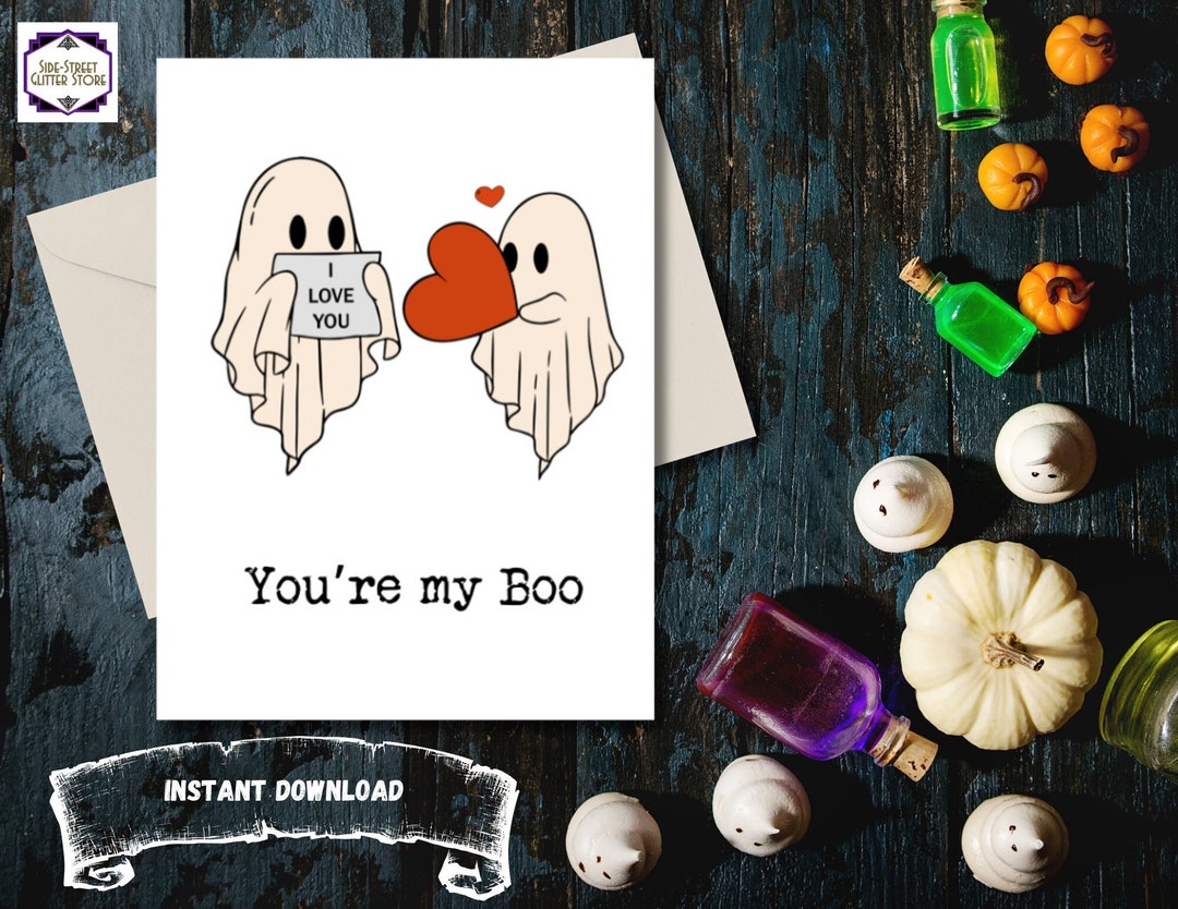 Printable You're My Boo Card Instant Download Funny - Etsy