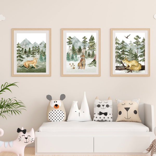 Wood Forest Animals - Etsy