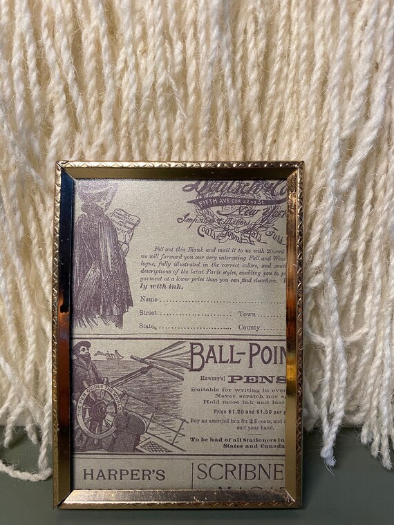 Brass Photo Frame Set of 2 - Etsy