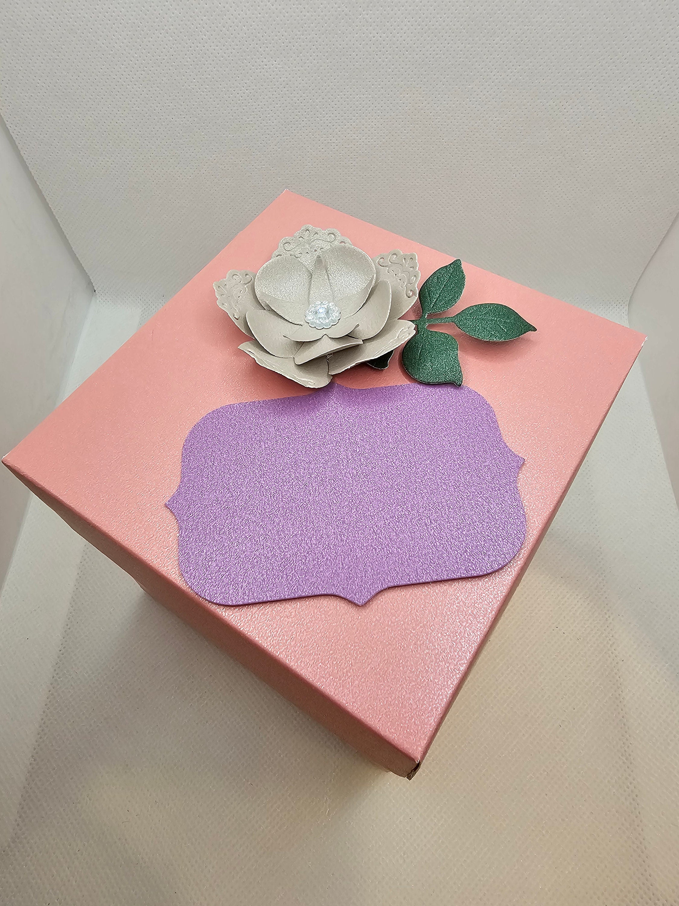 Customizable Quinceañera Invitations. Explosion Box in Pink, Floral ...