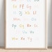 Alphabet Poster, Number Poster, Shapes Poster, Set of 3 Educational ...