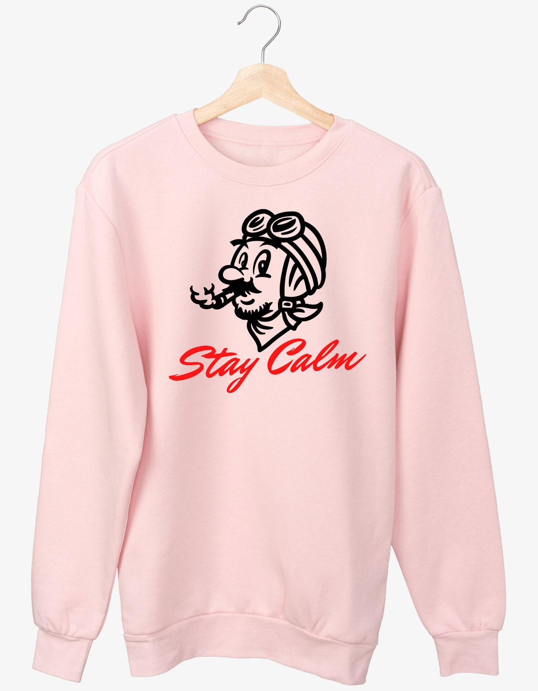 Buy Stay Calm Printable Logo Design for Mugs and Shirts, Editable T ...
