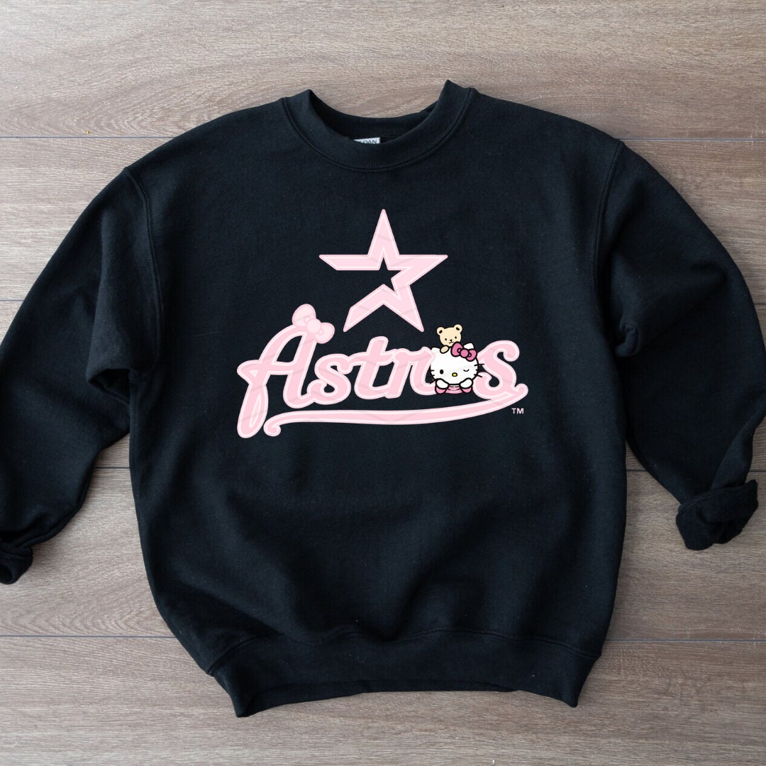 Hello Kitty Astros Crewneck Tshirt Hoodie - Etsy