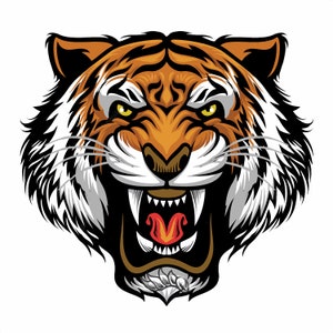 Tiger Svg - Etsy