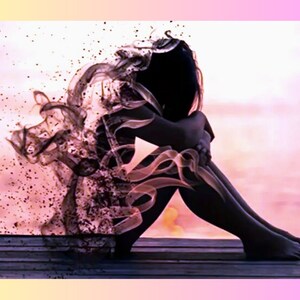 Digital Print Art / Sad Lady / Minimalist / Abstract / Beautiful Wall ...