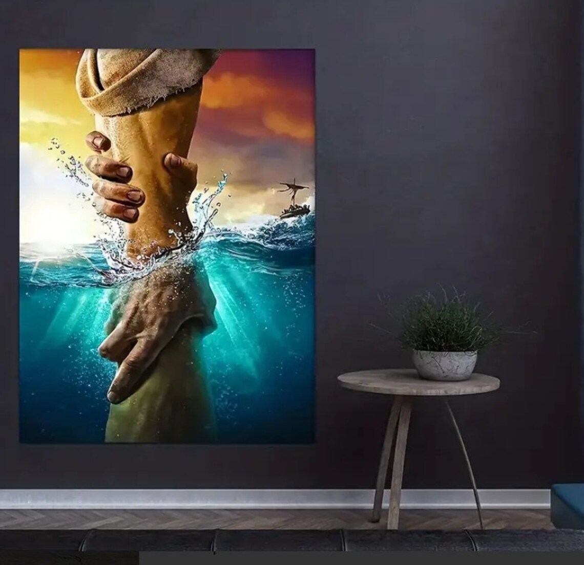 Digital Print Art - Helping Hand /hand of God / Religious Art ...
