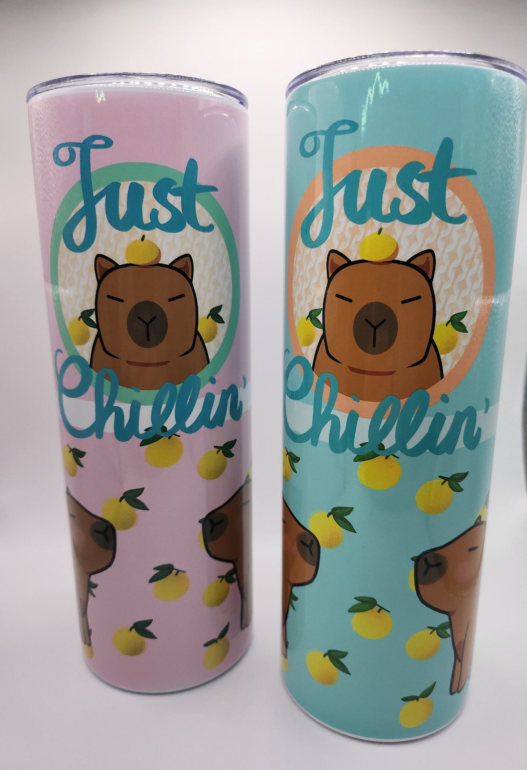 Capybara Cup Tumbler 20oz Coffee Cup Summer Cup Travel Cup - Etsy