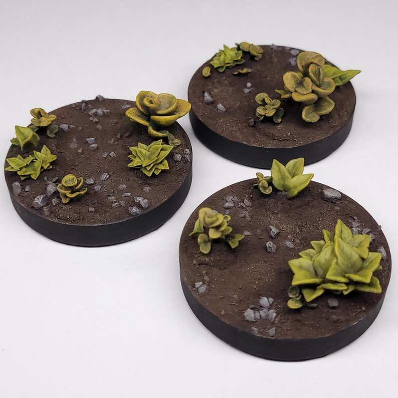 Hand-painted Forest Environment Bases - Set of 3 - Etsy