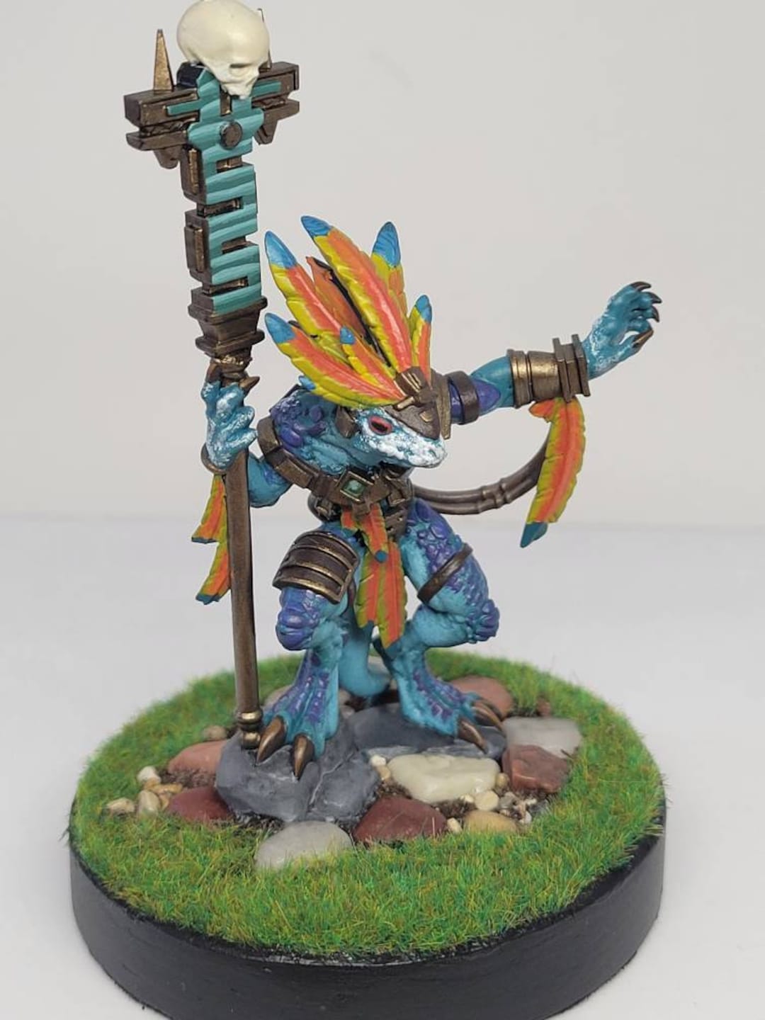 Warhammer Inspired Skink Priest - Etsy