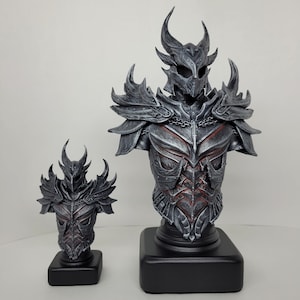 Skyrim Inspired Daedric Armor Bust - Etsy