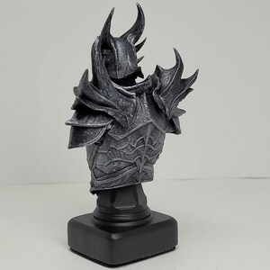 Skyrim Inspired Daedric Armor Bust - Etsy