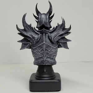 Skyrim Inspired Daedric Armor Bust - Etsy
