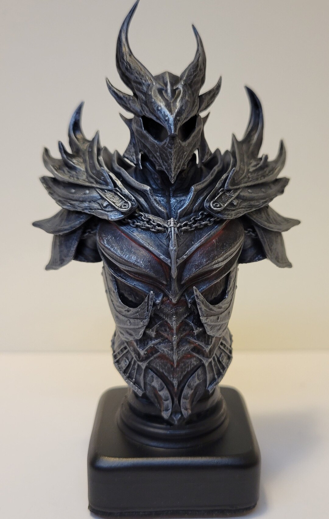 Skyrim Inspired Daedric Armor Bust - Etsy