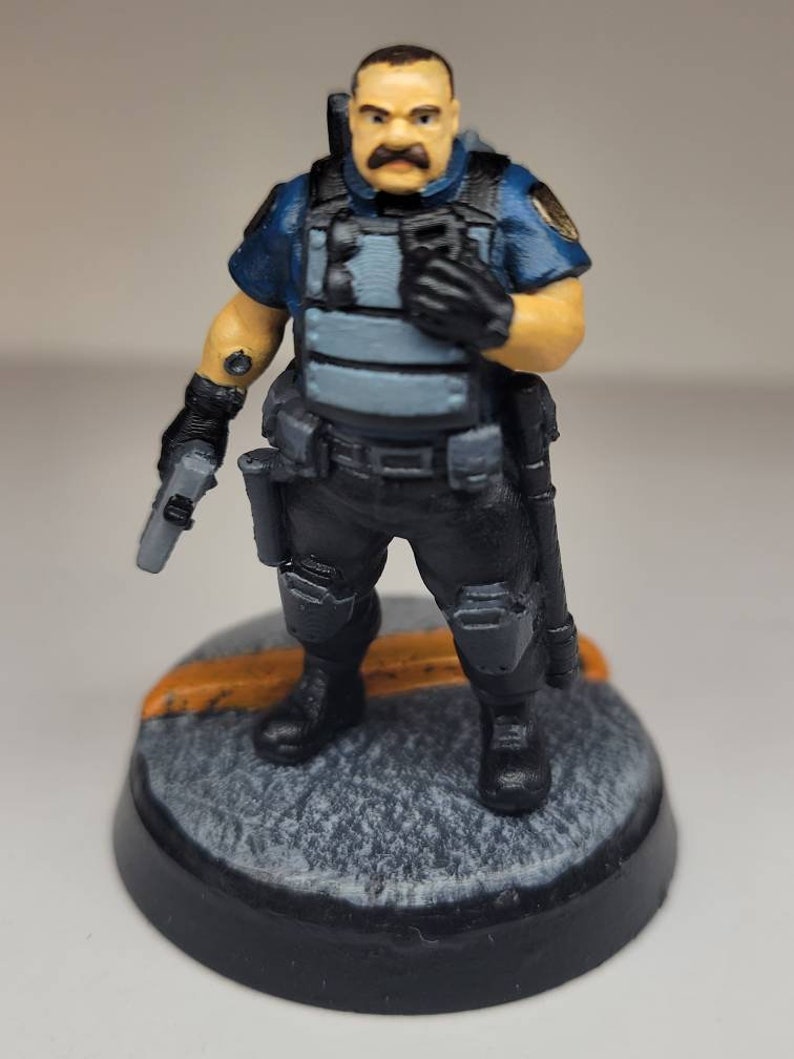 Cyberpunk 2077 Inspired Night City PD Miniatures - Etsy