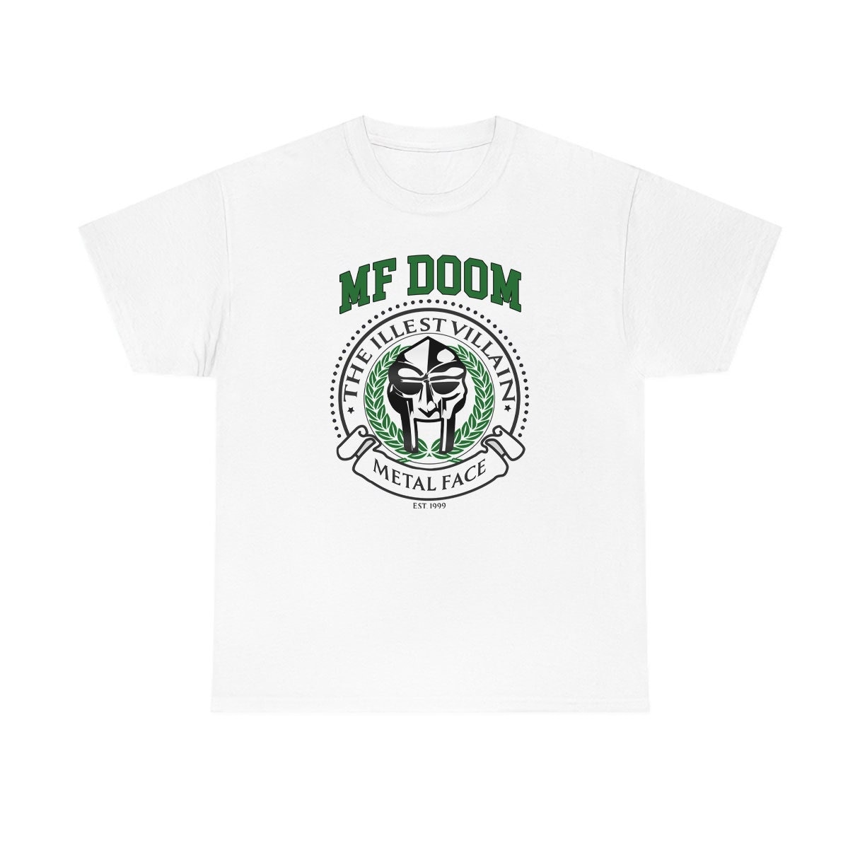 MF DOOM T-shirt MF Doom Merch College Style T-shirt - Etsy