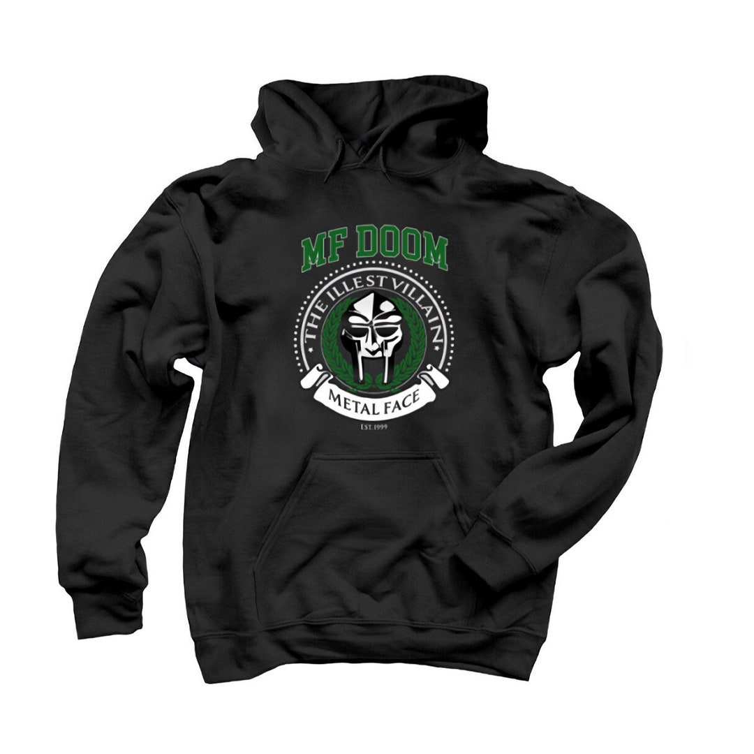 MF DOOM Hoodie MF Doom Merch College Style Hoodie - Etsy