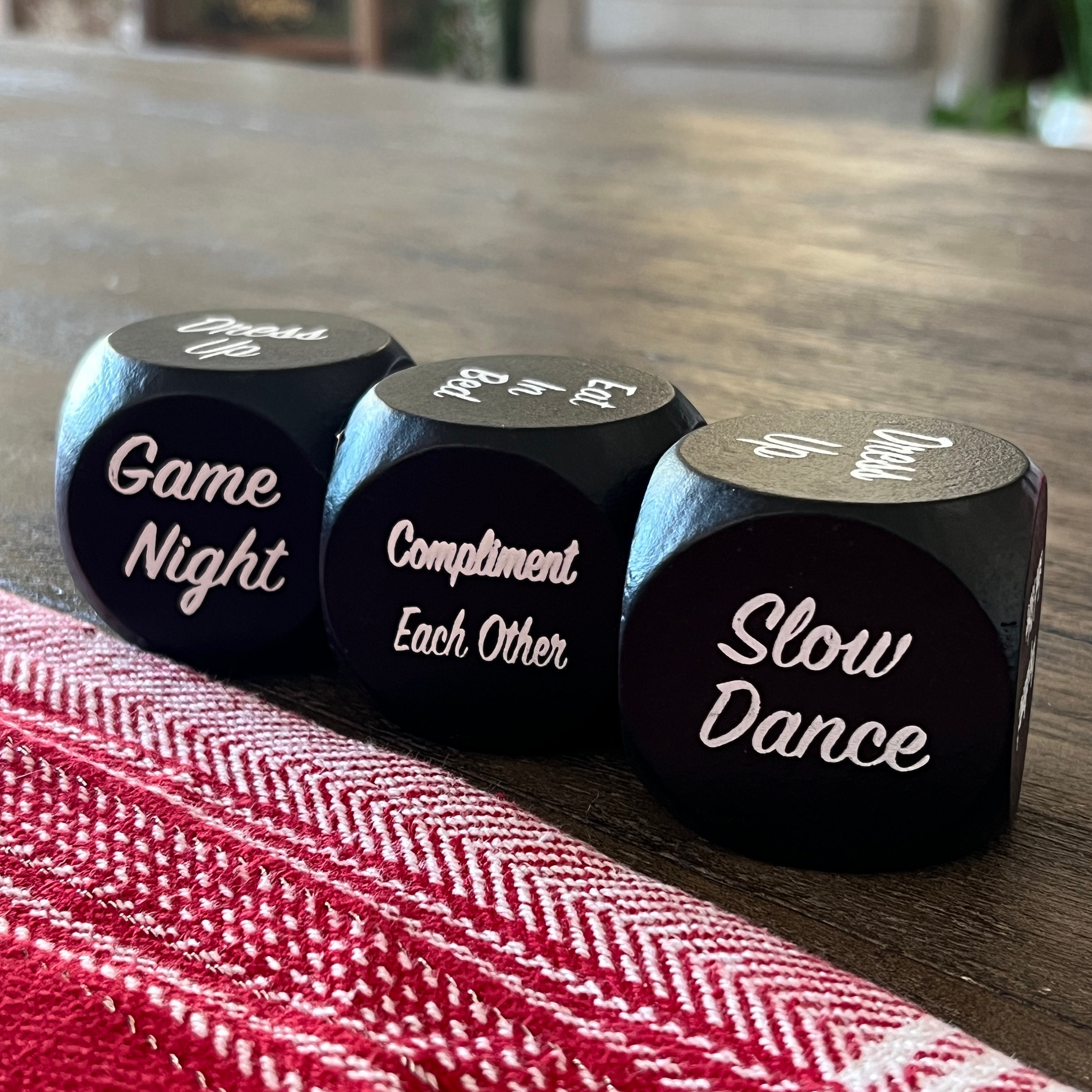 Romantic Dice Game, Date Night Dice, Game for Couples, Couples Dice ...