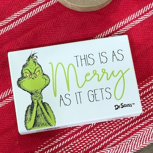 Grinch Decor Grinch Wooden Sign Christmas Decor Christmas - Etsy