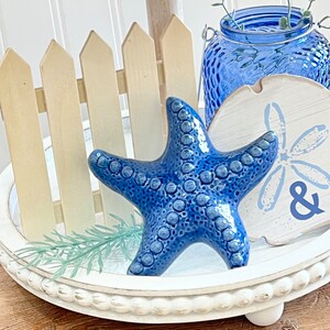 Beach Tier Tray Decor, Starfish Tray Decor, Ocean Decor, Beach Decor ...