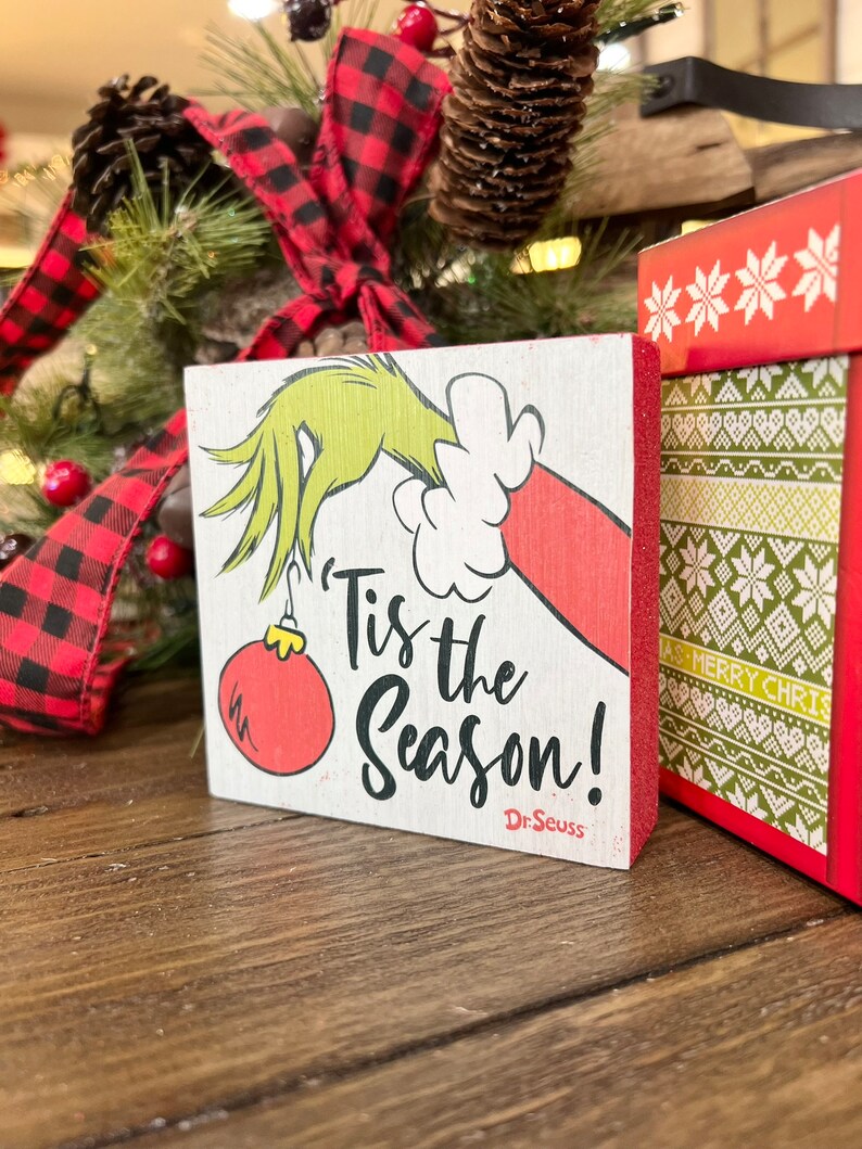 Grinch Decor, Grinch Wooden Sign, Grinch Christmas Decor, Christmas ...
