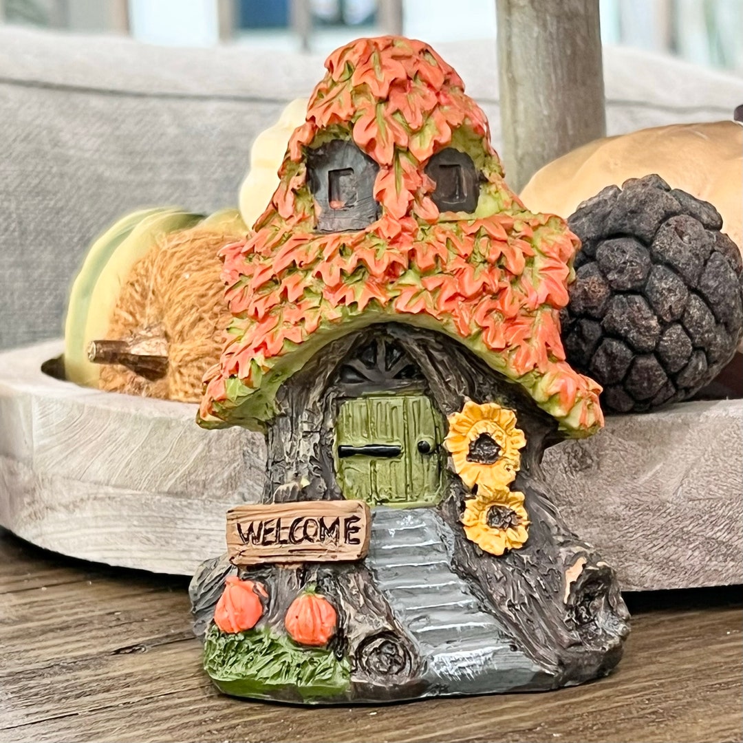 Miniature Fairy House, Gnome House, Fairy Tree House, Fairy Cottage ...