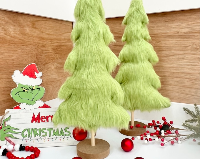 Grinch Tree, Grinchmas Tree, Fluffy Tree, Christmas Tree, Christmas ...